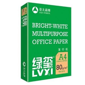 复印纸 亚太森博/ASIASYMBOL 亚太森博 绿玺 A4 80g 10包 400张/包 白色 - 兆纬商城