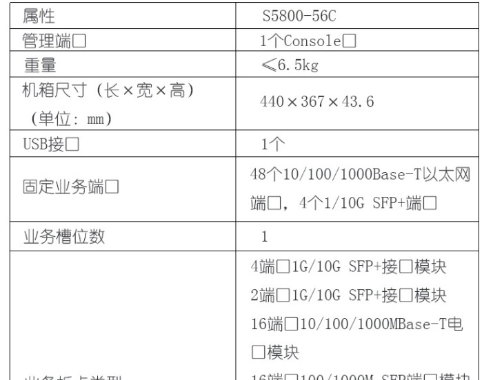交换设备 华三/H3C LS-5800-56C-H3 以太网 电口 - 兆纬商城