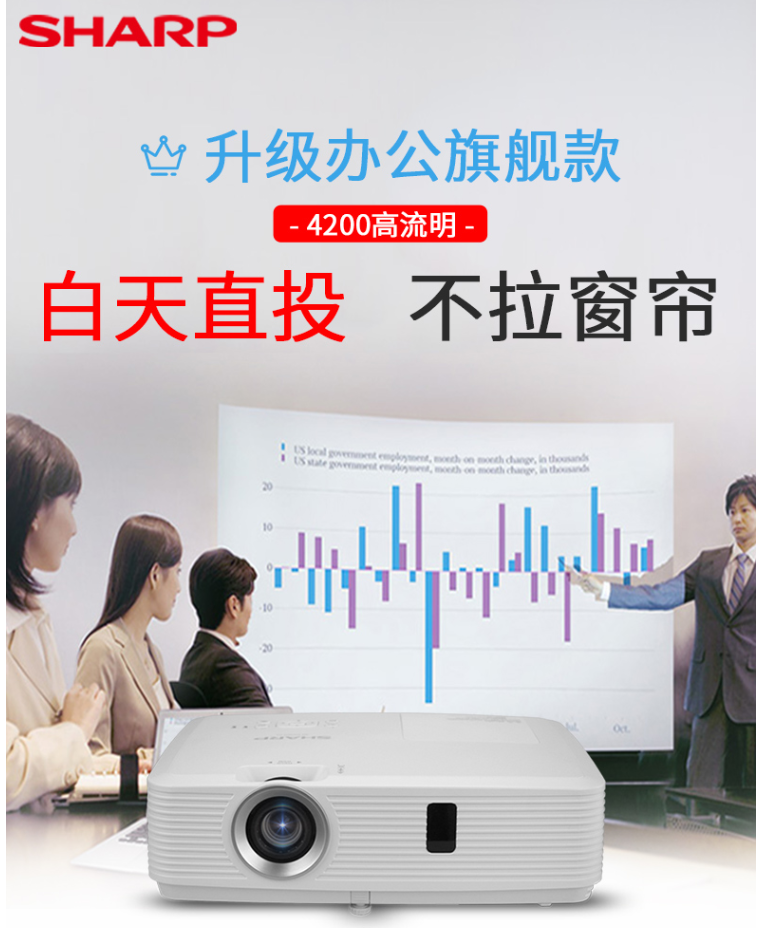 夏普/Sharp XG-ER420XA 投影仪 4200流明 - 兆纬商城