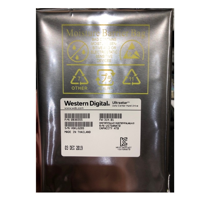 西部数据/WesternDiqital HKS726T4TALA-31 HDD硬盘 移动硬盘 4TB - 兆纬商城