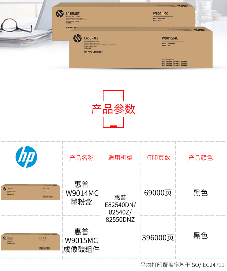 惠普/HP W9015MC 硒鼓 黑色 成像鼓 （适用：E825 Series）硒鼓 - 兆纬商城